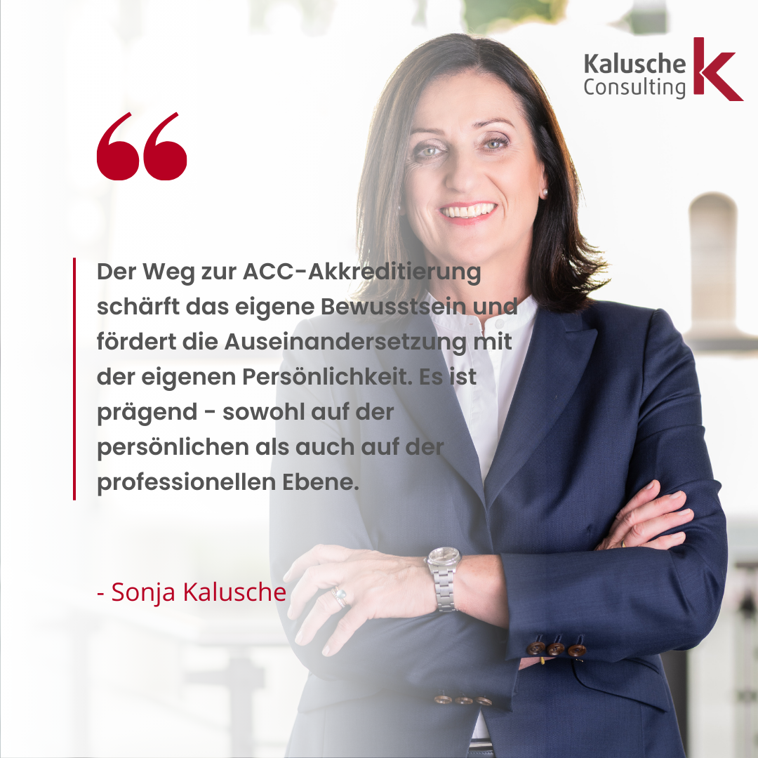 Interview mit Sonja Kalusche über ihrer ACC-Akkreditierung | Kalusche Consulting